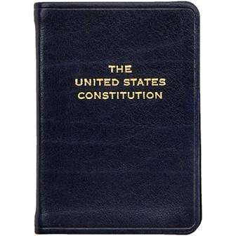 Mini U.S. Constitution - Leather Bound – Red Barn Mercantile - Old Town ...